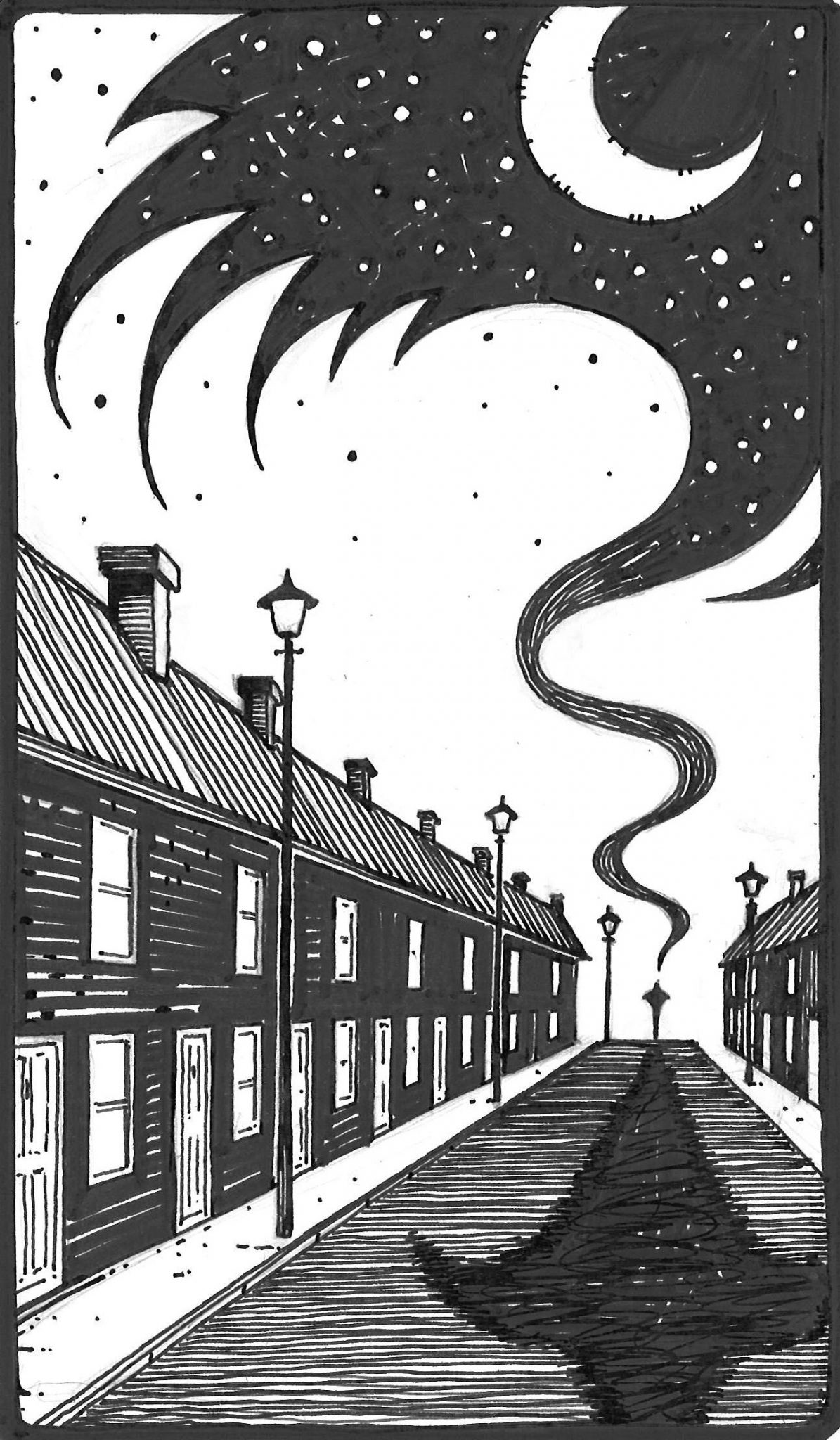 Black and White: book and card illustrations – Philip Downs